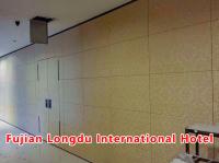 China Operable Partition Wall System STC 42-56dB 6061-T6 Aluminum Frame 304 Stainless Steel Roller for sale