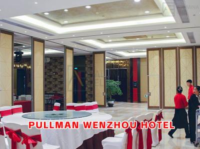 China Acoustic Movable Partition Wall STC 42-56dB 100mm Thickness for Banquet Halls for sale