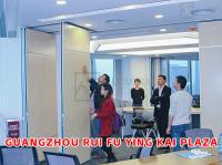 China Fireproof Wooden Acoustic Partition Wall 68mm 105mm 6061-T6 Profile Q235 Steel Frame for Co-Working Spaces for sale