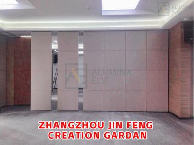 China Sliding Partition Wall with 68-105mm Thickness Options and 800N Sealing Force for Commercial Spaces for sale