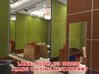 China Soundproof Movable Partition Wall System 56dB Sound Insulation 6061-T6 Profile for Commercial Use for sale
