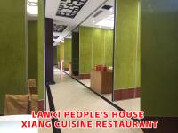 China Aluminum Alloy Frame Operable Partition Wall System STC 42-56dB Fabric Surface for sale