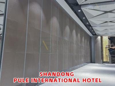 China Moveable Acoustic Partition Wall 56dB Sound Insulation 304 Stainless Steel Up to 18M Height for sale
