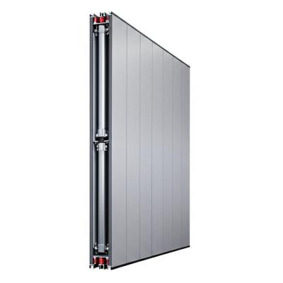 China Movable Sliding Acoustic Wall Panels 68-105mm with Magnetic Seal and Dupont POM Roller for sale