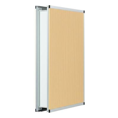 China Fireproof Acoustic Partition Wall 68-105mm 6061-T6 Aluminum Frame HPL Board for sale