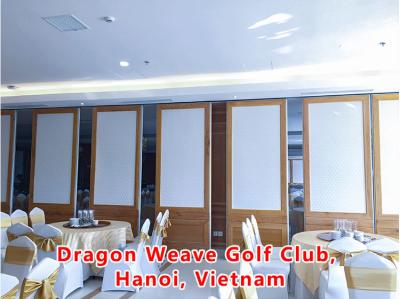 China Sliding Movable Partition Wall 68-105mm Thickness with Dupont POM Roller and Magnetic Seal for sale