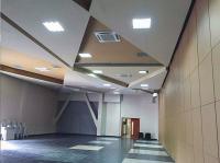 China Portable Soundproof Movable Partition Wall 100mm Thickness STC 53 Dupont POM Rollers for sale
