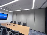 China Commercial Movable Partition Wall 68mm to 105mm Thick Galvanized Steel Frame Soundproof for sale