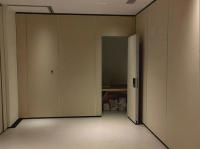 China Foldable Soundproof Partition Wall 89mm 6061-T6 Aluminum Q235 Steel Frame for Hotels Laboratories for sale
