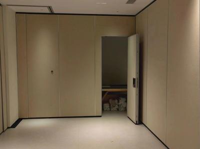 China Foldable Soundproof Partition Wall 89mm 6061-T6 Aluminum Q235 Steel Frame for Hotels Laboratories for sale