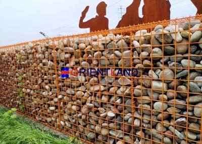 China PVC Coated Welded Mesh Gabion Baskets 50cm Height with 3.0-5.0mm Wire Diameter for Retaining Walls and Landscaping for sale