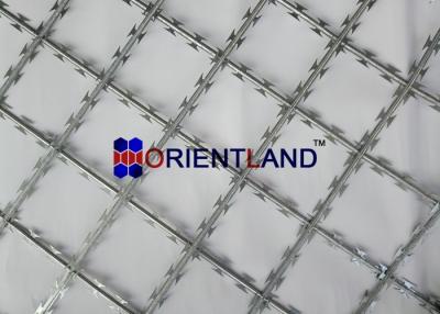 China BTO-22 Welded Razor Ribbon Mesh Panel Anti-Climb Fencing - 1.2-3.0m Height, 3-6m Length Options for sale