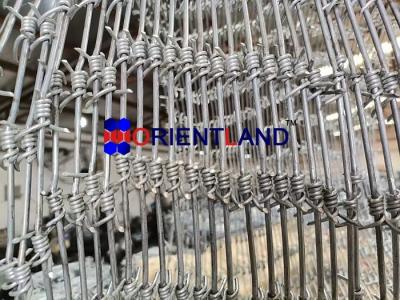 China Hot Dipped Galvanized Steel Concertina Barbed Wire 500mm Coil 17m Length Security Fencing for sale
