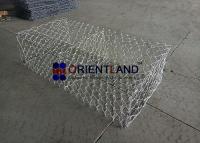 China Double Twisted Gabion Baskets 2.0-3.9mm Wire Diameter with 215-275g/m² Zinc Coating for Retaining Walls for sale