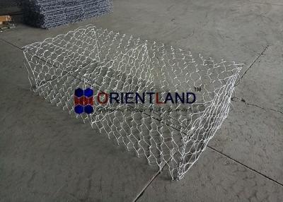China Double Twisted Gabion Baskets 2.0-3.9mm Wire Diameter with 215-275g/m² Zinc Coating for Retaining Walls for sale