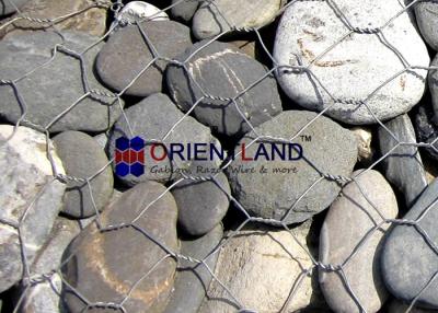 China Hexagonal Gabion Rock Wall Cages 2x1x1m with 2.0-3.9mm Wire Diameter for Retaining Walls & Erosion Control for sale