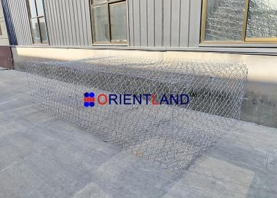 China Sturdy 2x1x1m Gabion Wall Baskets with 2.0-3.9mm Wire & 215-275g/m² Zinc Coating for sale