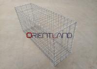 China Galvanized Welded Wire Gabion Baskets 1m×0.5m×0.3m with 5cm×10cm Aperture for Riverbank Protection for sale
