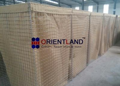 China High Strength Hesco Defensive Barrier Wall Olive Green 0.61m x 0.61m x 1.22m for sale