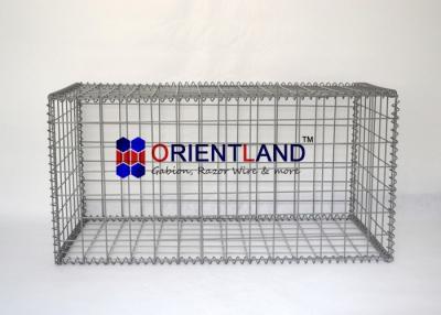 China Welded Gabion Cages Wire Rock Baskets 2m x 1m x 1m Hot Dipped Galvanized for sale