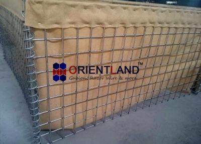 China Hot Dipped Galvanized Steel Hesco Defensive Barrier 2.1m Height 33m Length for Ammunition Compounds for sale