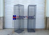 China PVC Coated Welded Wire Gabion Baskets 4mm 5x5cm Aperture for Retaining Walls and Landscaping for sale