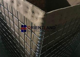 China 5mm Wire Dia MIL10 Hesco Bastion Barrier 2.13m Height Military Bunker Wall for sale