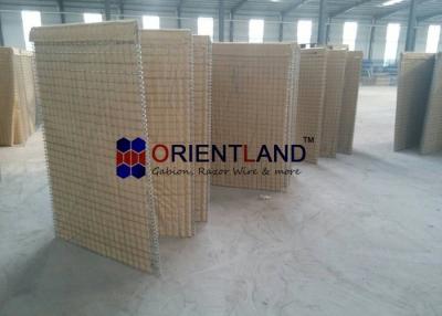 China 2.21m High Military Barrier with 4-5mm Steel Wire and 320-400g Geotextile for Blast Protection for sale
