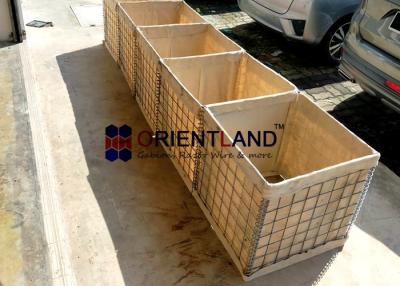 China UV Resistant Military Gabion Barrier 3-5mm Wire Diameter Foldable Ballistic Protection System for sale