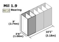 China Zinc Aluminum Coated Expeditionary Barrier System MIL 1.9 300g/m2 Geotextile for sale