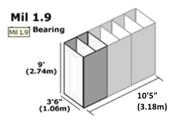 China Zinc Aluminum Coated Expeditionary Barrier System MIL 1.9 300g/m2 Geotextile for sale