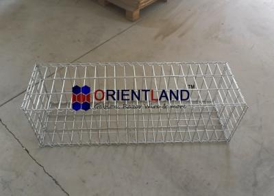 China Welded Gabion Basket 50x50mm Mesh 1m x 0.3m x 0.3m Hot Dipped Galvanized Retaining Wall for sale