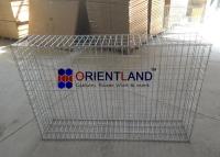 China Galfan Welded Gabion Boxes 95% Zinc 5% Aluminum 4.0mm Wire 50x100mm Mesh EN 10244-2 for sale