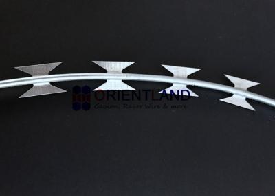 China BTO 22 Concertina Razor Barbed Wire Hot Dipped Galvanized 450mm Coil for High Security Fencing for sale