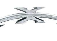China CBT 60 H Type Concertina Razor Wire 300mm Coil 55 Loops Galvanized Steel for sale