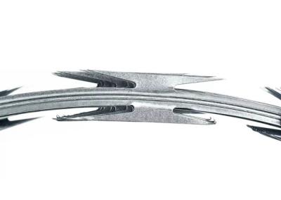 China CBT 65 Razor Tape Wire with 65mm Blade Length and 2.5mm Core Wire for High-Security Fencing Applications for sale