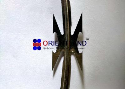 China CBT60 Hot-Dip Galvanized Helical Razor Wire - 60mm Barb Length, 0.6mm Thickness for High-Security Perimeter Protection for sale