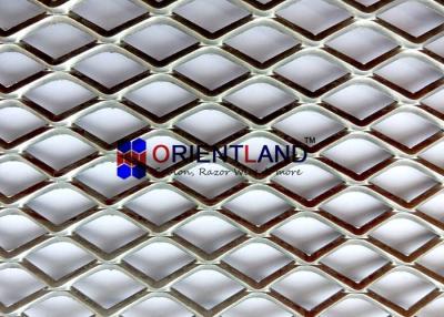China 0.3-5mm Expanded Metal Mesh Sheets 4x8 Heavy Diamond Panels for Industrial Fencing and Construction for sale