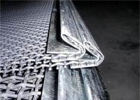 China Hook Strip Type Manganese Woven Steel Mesh 1.37-12.7mm Wire Diameter 3-100mm Aperture Size for sale