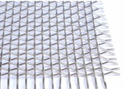 China Stainless Steel Crimped Woven Wire Mesh 1.37-12.7mm Wire Diameter 3-100mm Aperture for Vibrating Screens for sale
