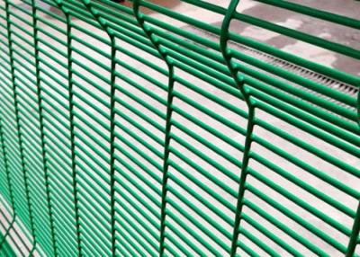 China PVC Coated 358 Anti-Climb Security Mesh Fencing 8 Gauge 76.2mm x 12.7mm Pattern for sale