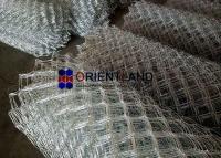 China HDG Commercial Chain Link Fence 3.0mm Wire Diameter Galvanized Mesh 1m-3.6m Height for sale