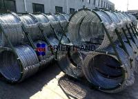 China Hot Dipped Triple Strand Concertina Wire Fence 75m Military Razor Wire for sale
