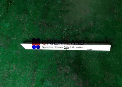 China Hot Dipped Galvanized 0.8m L-Shaped Wire Fencing Pole for Concertina Razor Wire - 5mm Thickness for sale