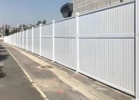 China PVC Privacy Fence 1.8m x 2.4m White Vinyl Fencing Panel Outdoor Garden Plastic Fence for sale