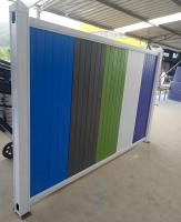 China PVC Privacy Fence 1.8m x 2.4m White Vinyl Fencing Panel Outdoor Garden Plastic Fence for sale