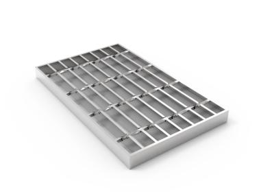 China Galvanized Steel Grating Platform 30-60mm Depth with 2-6mm Thickness for Heavy Load Industrial Applications for sale