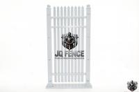China Ball Top Angled Picket Fence Decorative Picket Fence for sale