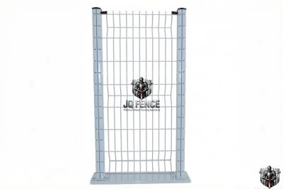China 3D Welded Mesh Fence 4.0mm Wire 50x150mm Mesh Hot Dip Galvanized Security Fencing for sale