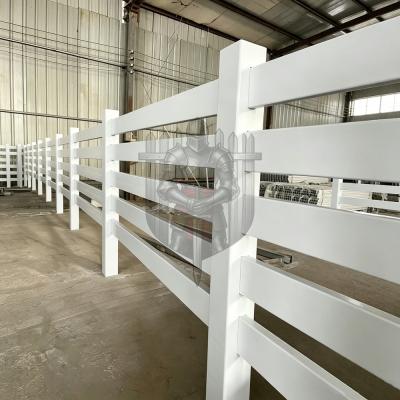 China PVC / Vinyl Post & Rail Fence PVC / Vinyl Ranch Rail Fence Paddock Fencing for sale